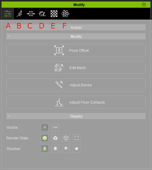 Modify Panel