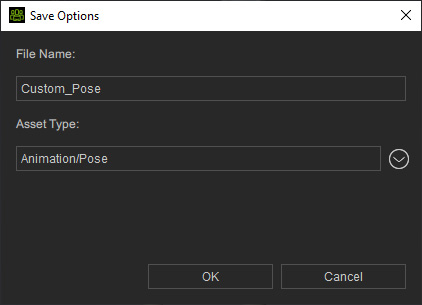 Saving Custom Poses