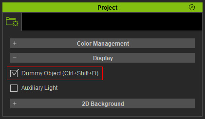 Shadow Catcher in Default Project