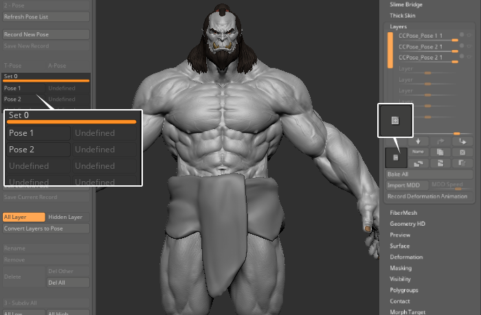 Modifying and Refining Posed Characters