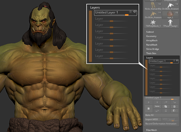 Recording New Poses in ZBrush