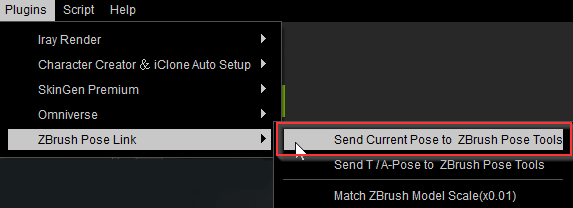 Creating and Sending Poses from Character Creator 4 to ZBrush