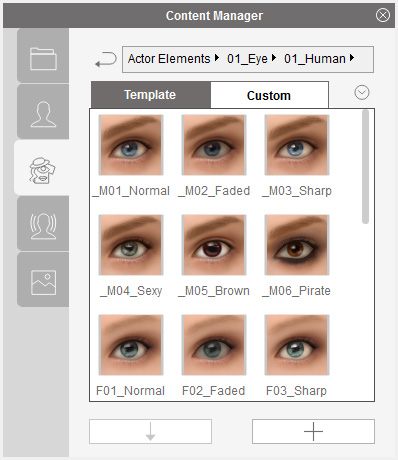 Eye Template Gallery