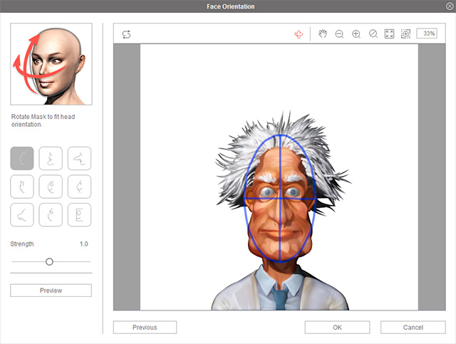 Specifying Face Orientation and Style
