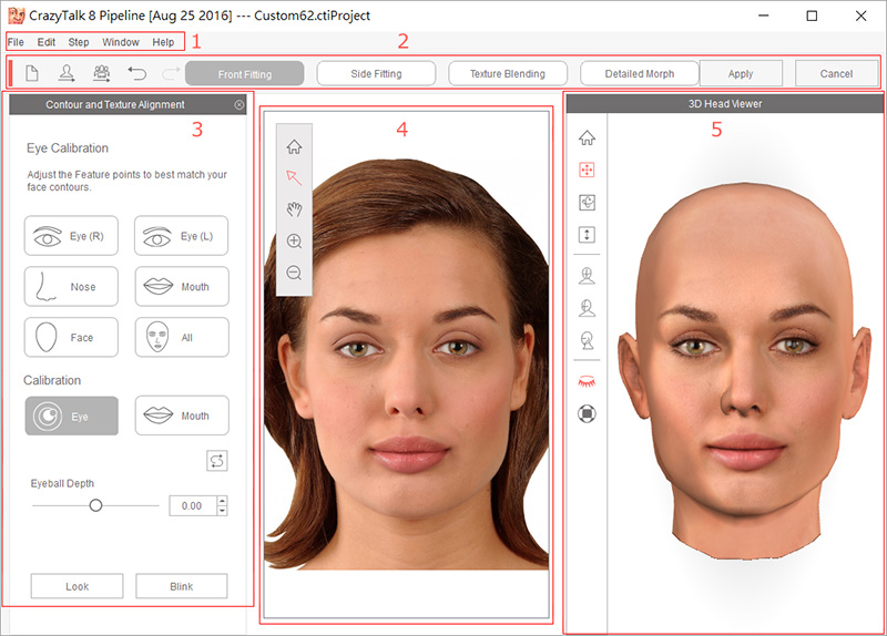 Introduction of Front Face Fitting Page