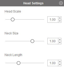 Modifying Head and Neck Sizes