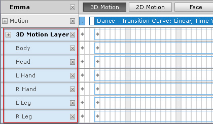 3D Motion Layer Tracks