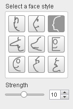 Specifying Face Orientation and Style