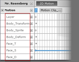 2D Motion Layer Tracks