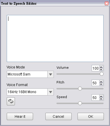 Converting Text to Speech