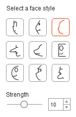 Specifying Face Orientation and Style