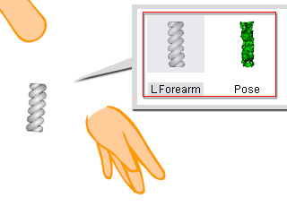 Transforming Poses in Body Parts