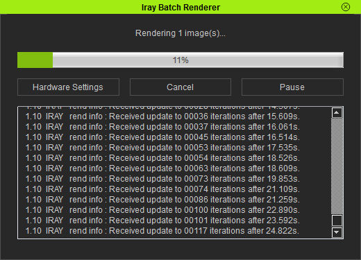 Rendering MI Files with Standalone Application
