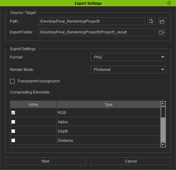 Rendering MI Files with Standalone Application