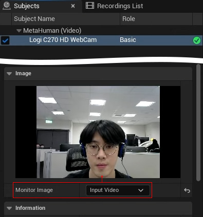 Webcam Live Streaming Performance for CC Characters
