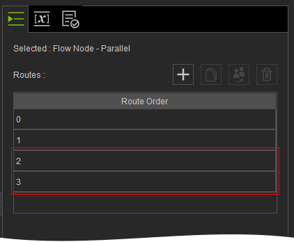 Adjusting Attributes of Parallel Nodes