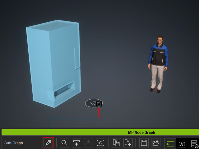 Associating Objects in 3D Viewport with MP Nodes