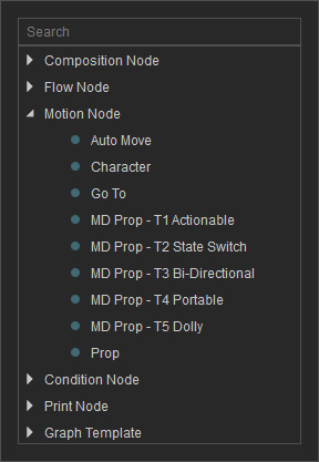 Using Nodes in Motion Node Category