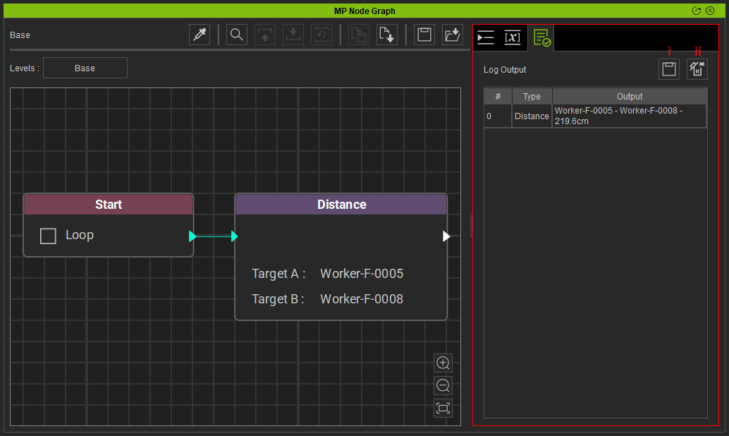 Using Distance Nodes