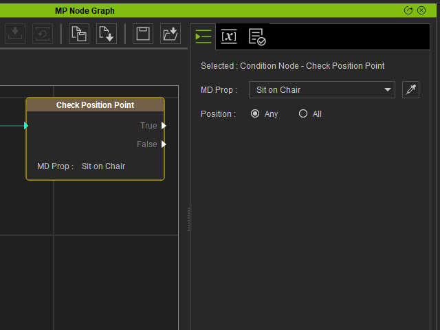 Using Check Position Point Nodes