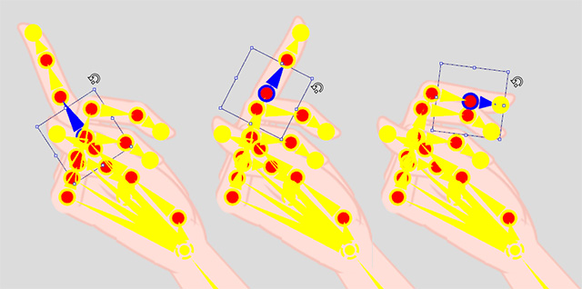 Modifying Motion Captured Hand Gestures