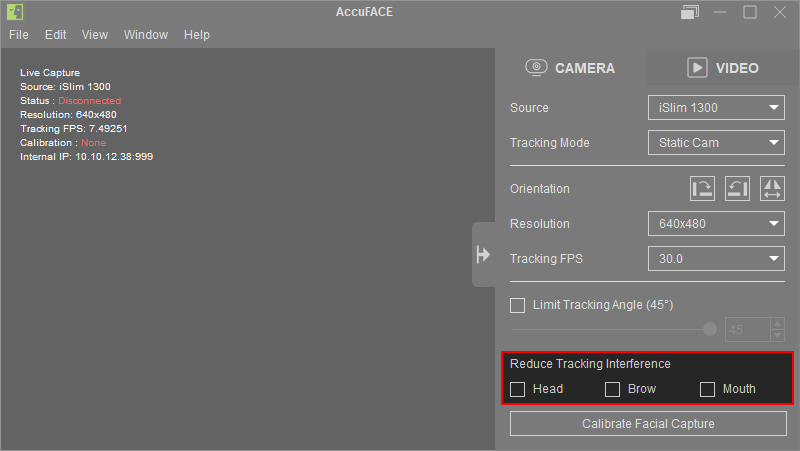 Reduce Tracking Interference