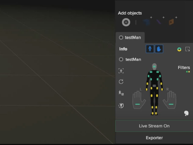 Device Settings - Rokoko Smartsuit Pro