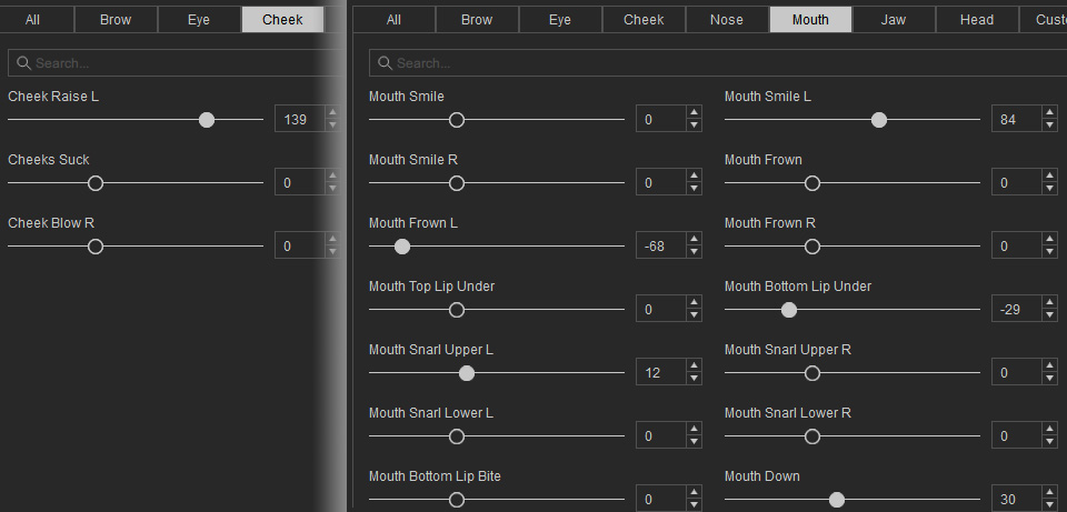 Using Expression Mapping Panel after Version 1.1
