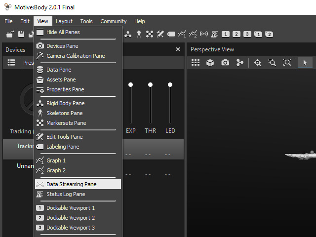 Device Settings - NaturalPoint OptiTrack