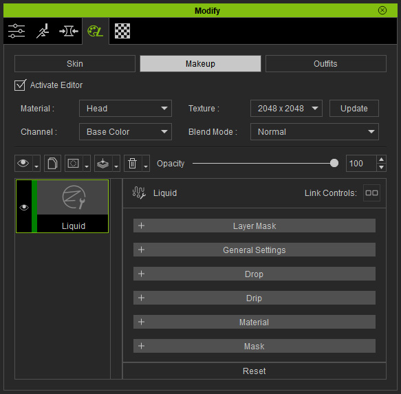 Using Liquid Tool