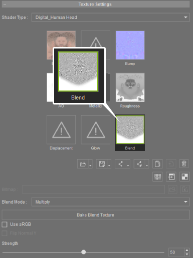 Baking Blend Map to Diffuse Map