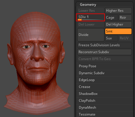 Base Mesh Projection Workflow