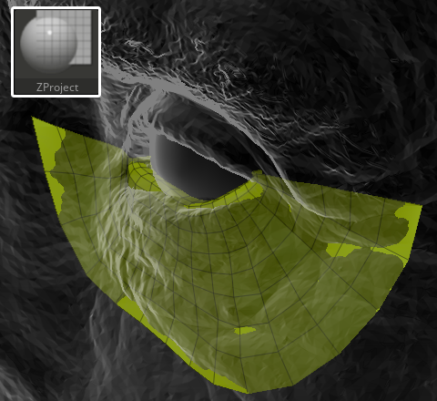 Base Mesh Projection Workflow