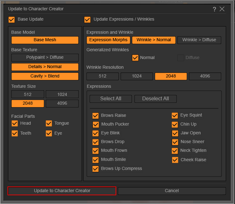 Blend Map Adjustments