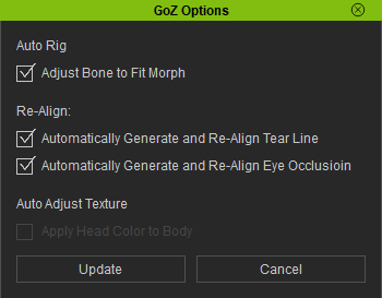 GoZ Options