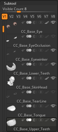 Head Mesh Guidelines for Zbrush