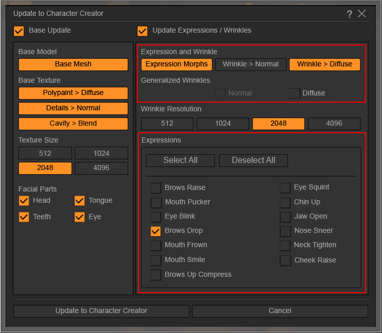 Polypaint with Wrinkle System Workflow
