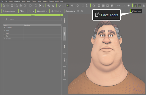 Facial Expression Editing Workflow