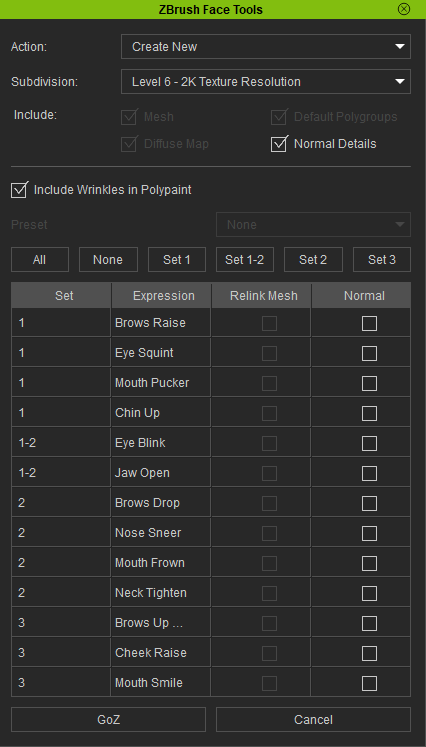 Head Model Editing Workflow
