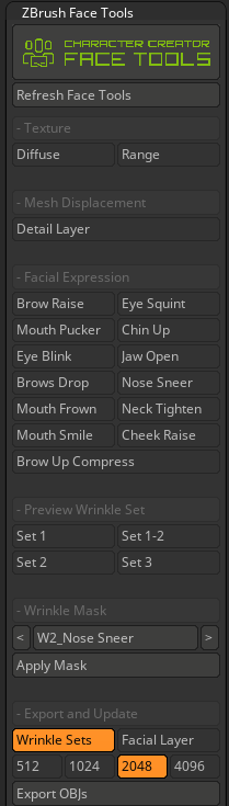 Refresh Face Tools