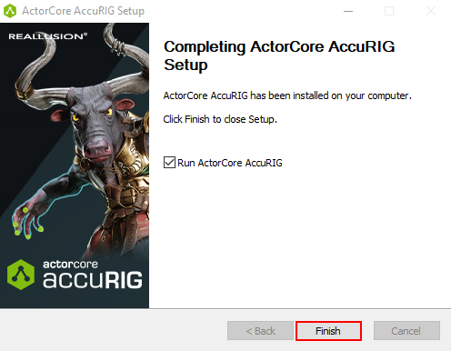 ActorCore AccuRIG Installation Guide