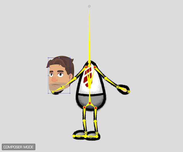 Applying 360 Head from Content Manager