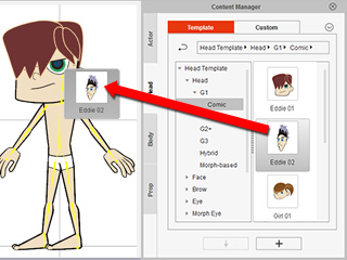 Changing Parts of a Character