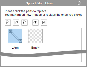 Customizing Characters Using Sprite Editor