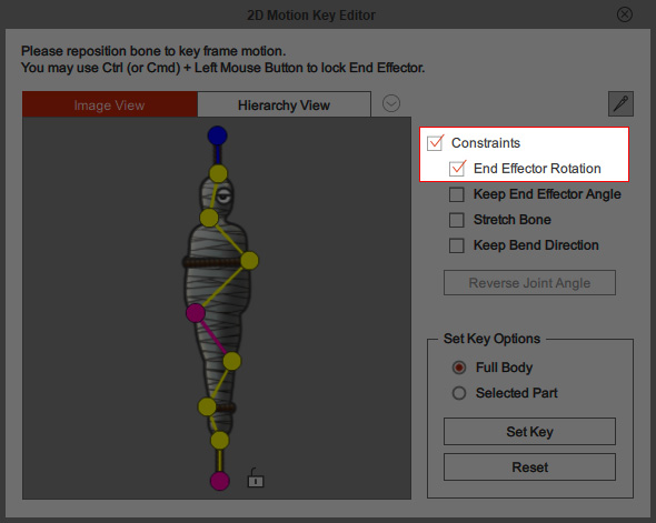 Activating End Effector Rotation