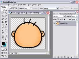 Modifying Texture of Facial Features
