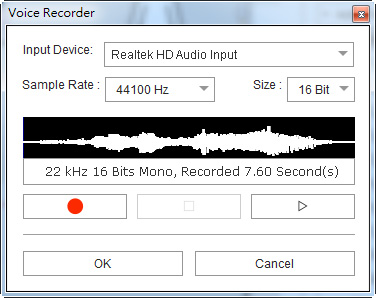 Using the Voice Recorder