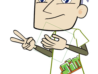 Using the Sprite Editor to Switch Sprite Hand Gestures
