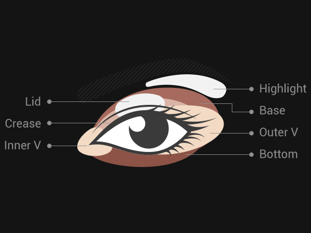 Settings in Appearance Editor - Eyeshadow