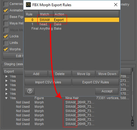 Importing Daz Assets with Morph Data